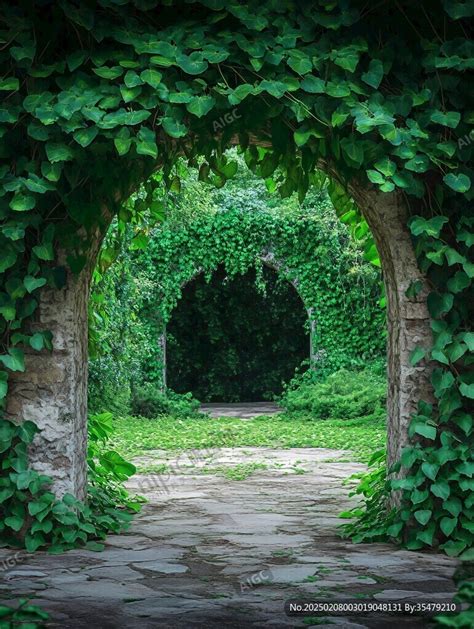 Ai创作图圆拱形绿荫 绿树拱形门 绿色植物拱门 园林门洞景色 爬满植物的拱门 绿植拱门 绿植隧道 爬山虎拱门 植物隧道 花园门洞拱形门洞 园林洞门 拱形植物走廊 竹园小路门洞 绿荫拱桥过道