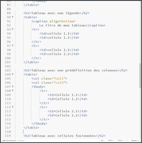 Formater Des Tableaux En Css Exercice N°1 { My Logbook }