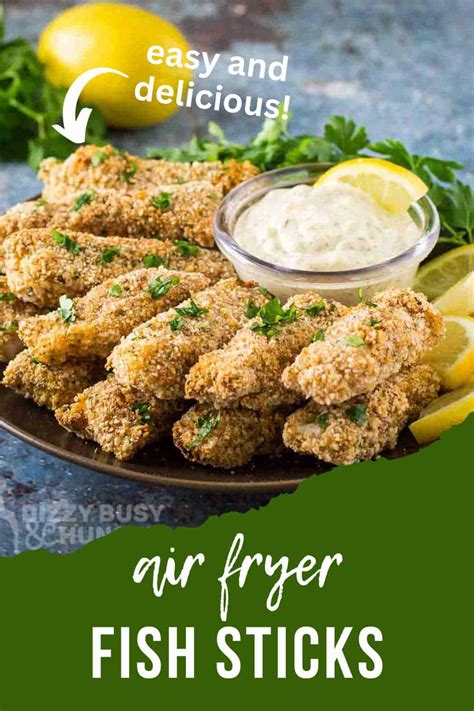 Crispy Air Fryer Fish Sticks Frozen Or Fresh Dizzy Busy And Hungry