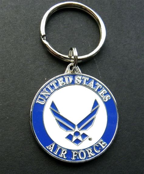 Air Force Wings Usaf Keyring Key Chain Key Ring 1 5 Inches On Ebid
