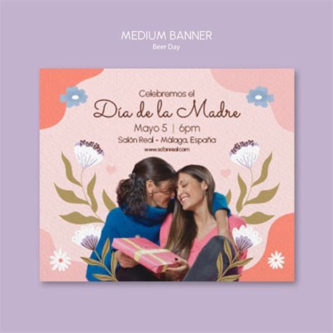 Le Modèle De Conception De Dia De La Madre PSD Gratuite