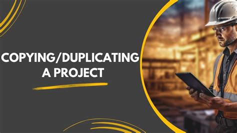 Copying Duplicating A Project Youtube