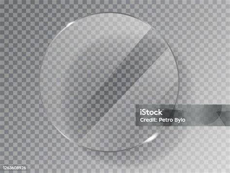 투명 한 배경에 직사각형 모양의 현실적인 유리 플레이트 눈부심과 빛이 있는 아크릴과 유리 질감 사실적인 유리 창 또는 프레임 벡터 일러스트레이션 10 Eps 격리 0명에