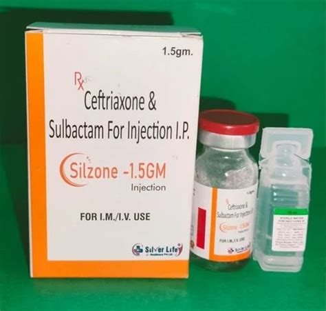 15gm Silzone Ceftriaxone Sulbactam Ip Injection At ₹ 185vial