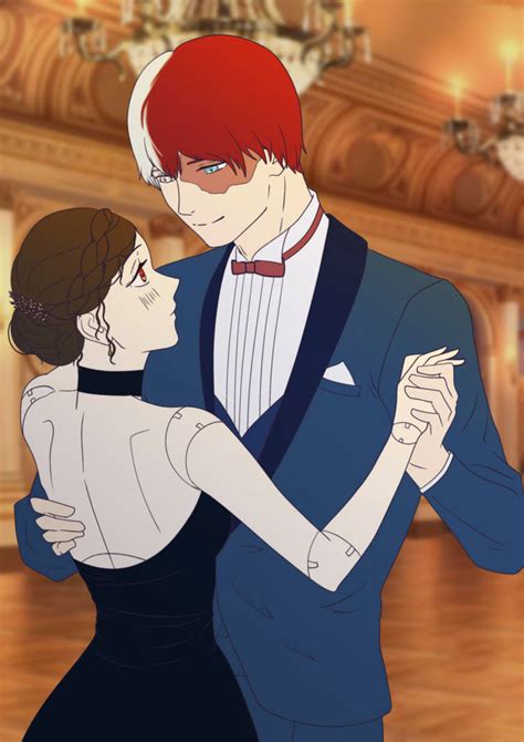 Bnha Oc Mortala And Todoroki By Tasukriel On Deviantart