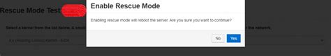 How To Use The Rescue Mode In SolusVM Control Panel Knowledgebase