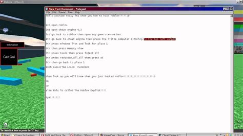 How To Hack Roblox Youtube
