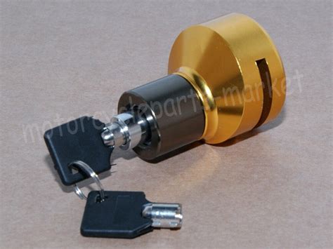 Gold Motorcycle Disc Brake Lock Anti Theft Safety Vicedeal