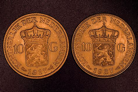 Netherlands 10 Guilders Bullion Gold Coins Uk Ungraded The Silver