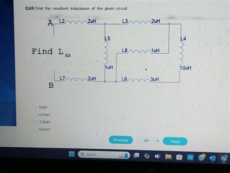 Q Find The Resultant Inductance Of The Studyx
