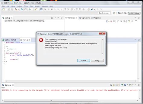 Cannot Connect To C XP And ARM Of OMAP L Processors Forum Processors TI E E Support