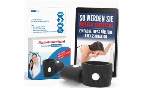 Akupressur Armband gegen Übelkeit Ideal für Schwangerschaftsübelkeit Seekrankheit
