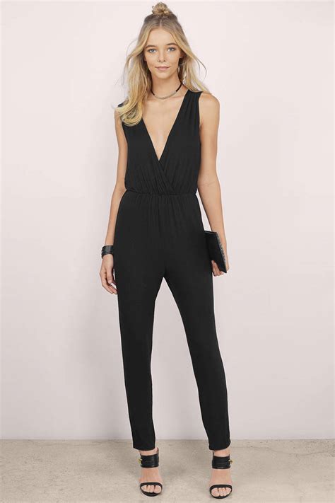 Cheap Black Jumpsuit Hooded Jumpsuit Black Jumpsuit 19 Tobi Us