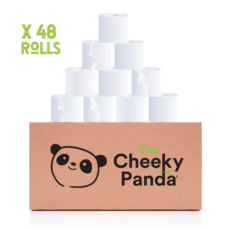 Cheeky Panda Plastic Free Ply Toilet Roll Green Circle Direct