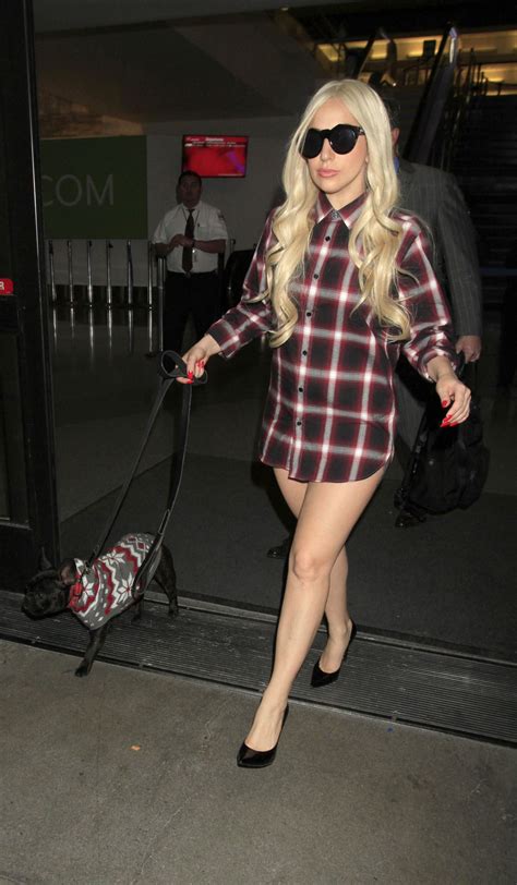 Lady Gaga At Lax Airport February 2015 • Celebmafia