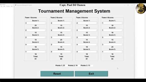 paul oamen on linkedin how to create a tournament scoring system in python