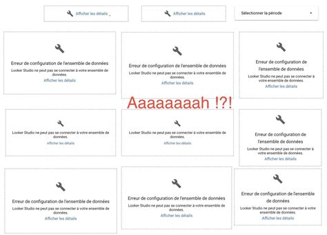 Looker Studio Data Studio quotas GA4 problèmes solutions