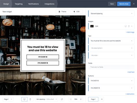 how to create a free website age verification popup no coding