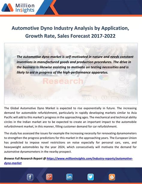 Ppt Automotive Dyno Marketing Strategy Analysis Distributors Traders