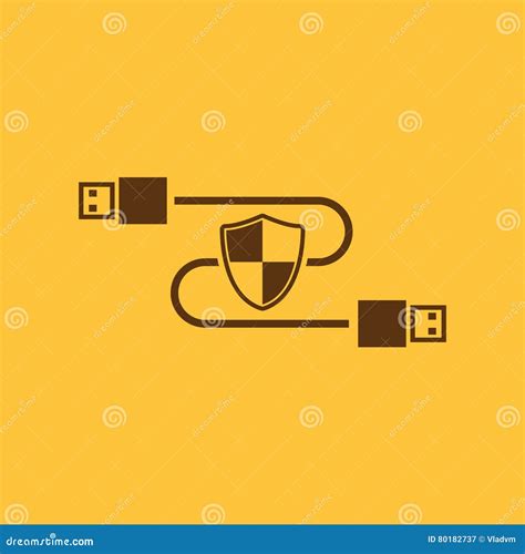 The Secure Connection Icon Transfer And Connection Data Antivirus