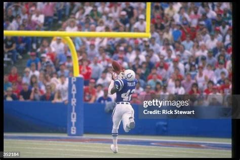 Defensive Back Willie Tullis Of The Indianapolis Colts Looks To News