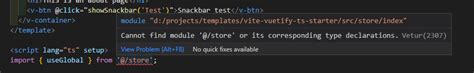Type Declaration Issue 7 Logue Vite Vuetify Ts Starter GitHub