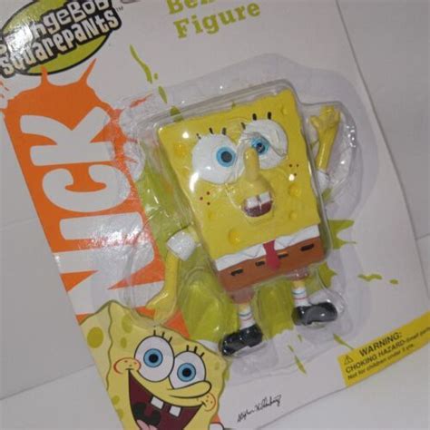 Nickelodeon Spongebob Bendable Figure Squarepants 2005 3 Inches New