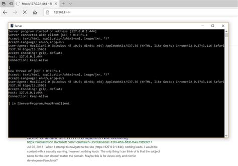 How Can I Connect To A Tcp Server Using A Web Browser Stack Overflow
