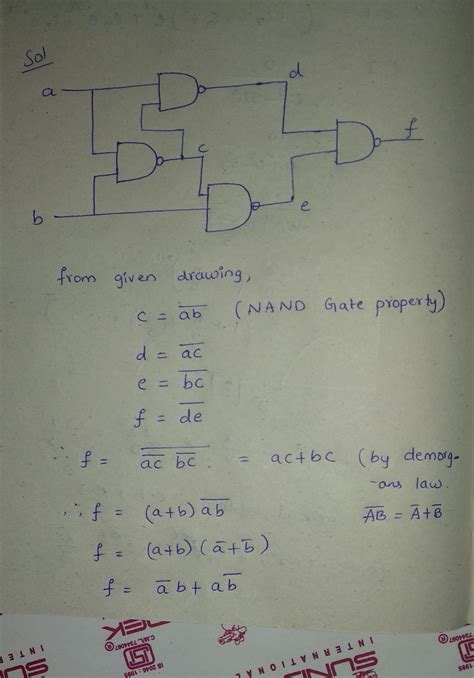 Solved Draw A Diagram Connecting Appropriate Pins Of A Four Input NAND Course Hero