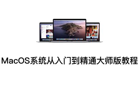 苹果mac电脑macos系统新手从入门到精通大师版教程哔哩哔哩bilibili