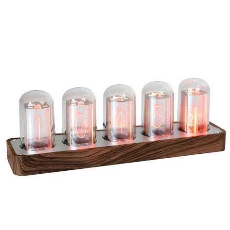 Nixie Tube Clock With Wi Fi Sync Alarm And Timer 1224h Display No