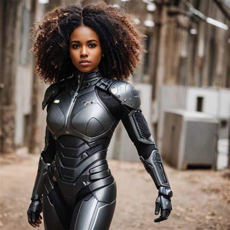 Black Girl Wearing Black Tech Suit By Lacouture On Deviantart