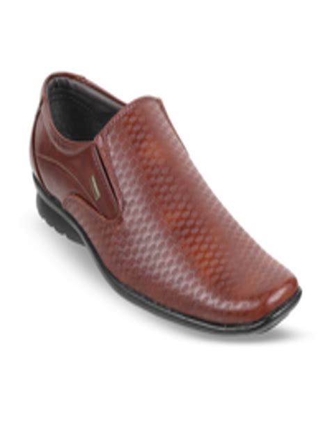Buy Walkway By Metro Men Textured Leather Formal Slip On Shoes Formal