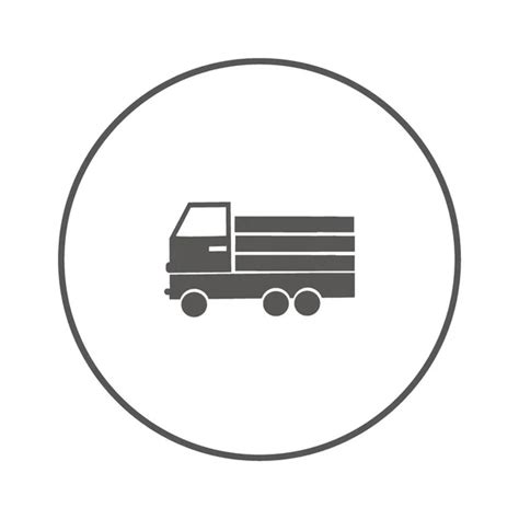 Illustration Vectorielle Camion Livraison Énorme Vecteur Par