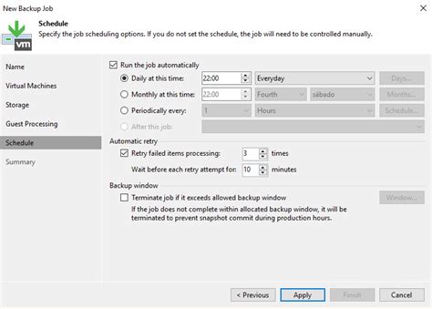 Configurar Job En Veeam Backup Sysadm Es
