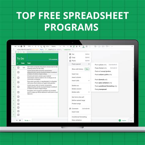 What Is The Best Free Spreadsheet Software Happylasopa