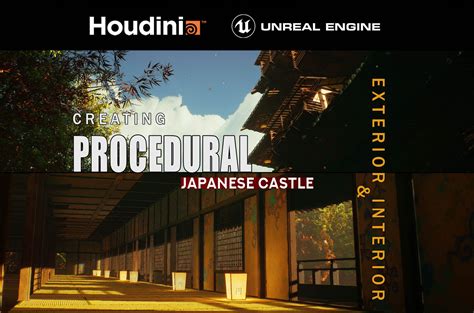 Houdini Tutorial Procedural Japanese Castle In Unreal Engine 4 Artofit