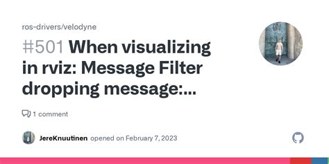 When Visualizing In Rviz Message Filter Dropping Message Frame