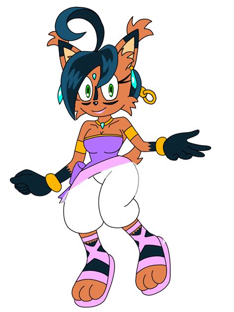 Sonic Legends Reborn Shahra The Genie Nicole By Mastermochikun On