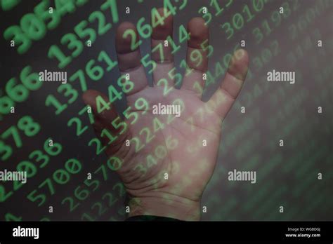 Binary Code Hand Hi Res Stock Photography And Images Alamy