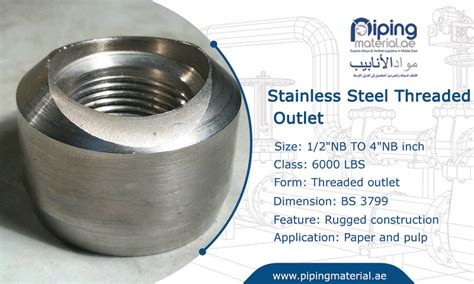 Stainless Steel Threaded Outlet 304 316 Threadolet Suppliers Uae