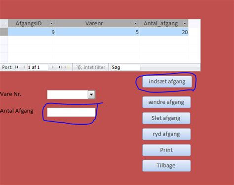 reduce a value in a other table in vb code on ms acces vbforums