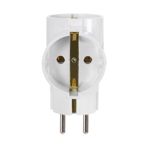 Stekker met 3 Stopcontacten Type F Schuko Cruz - Ledkia