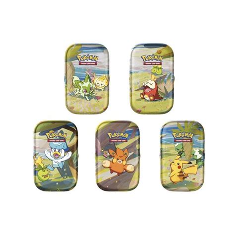 Pokemon Amici Di Paldea Set Da 5 Mini Tin Da Collezione 0820650603082