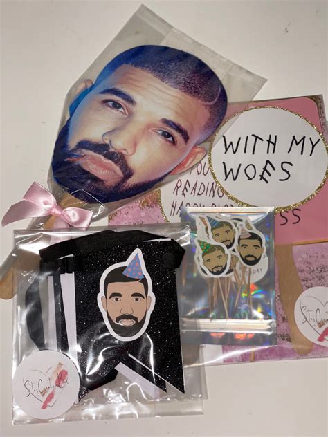 Drake Party Decor Drake Party Package Drake Ovo Cupcake Etsy