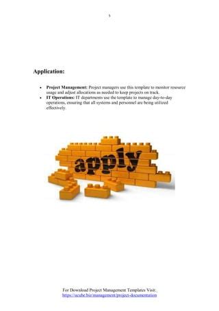 4 Components Of IT Resource Utilization Template Pdf