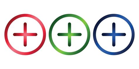 Vector Of Plus Sign In Circle 28535638 Vector Art At Vecteezy