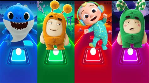 Baby Shark Oddbods Slick Cocomelon Oddbods Zee Best Is Who
