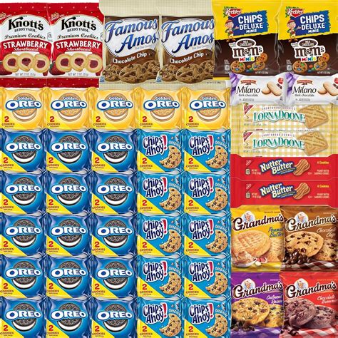 Cookie Variety Pack Individually Wrapped Bulk Cookies 45 Count By