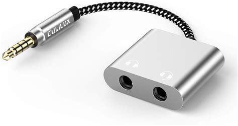 Amazon Cubilux Way Mm Headphone Splitter Dual Earphone Audio Jack Stereo Y Adapter